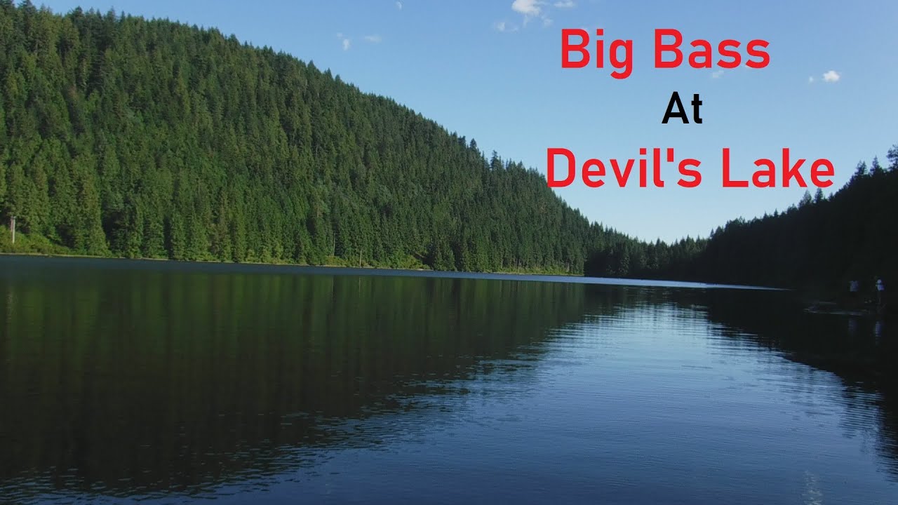Big Bass At Devils Lake - YouTube