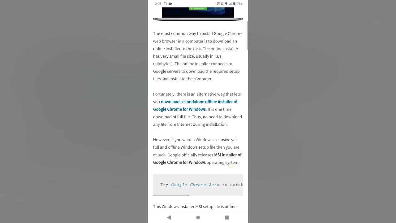 how to download google chrome (MSI) | google chrome MSI download| good ...