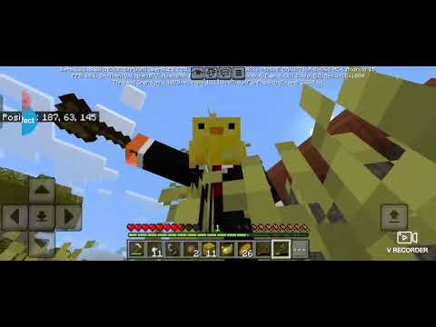 My first minecraft video #mr fluff - YouTube