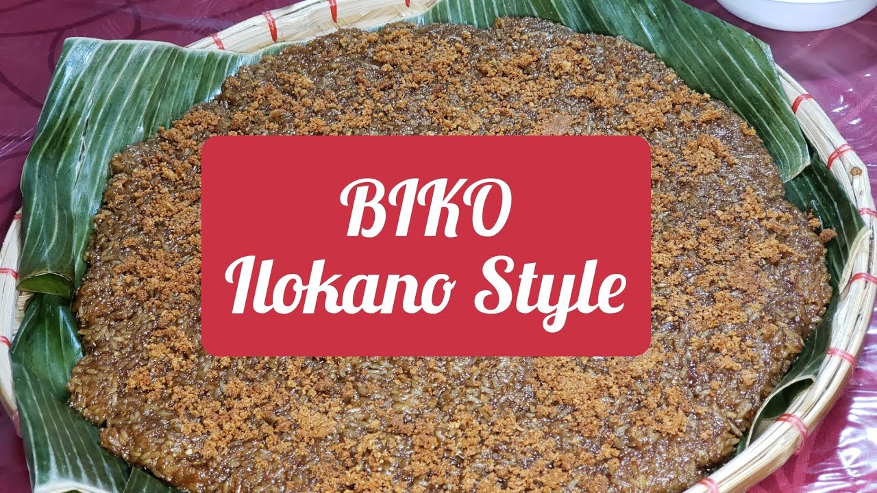 Biko (rice cake) Ilokano Style - YouTube