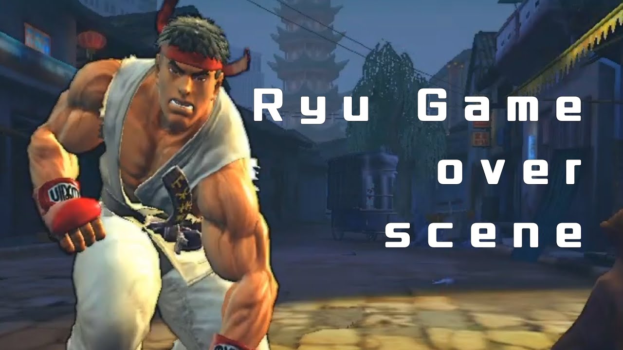 Ryu Game over scene - YouTube