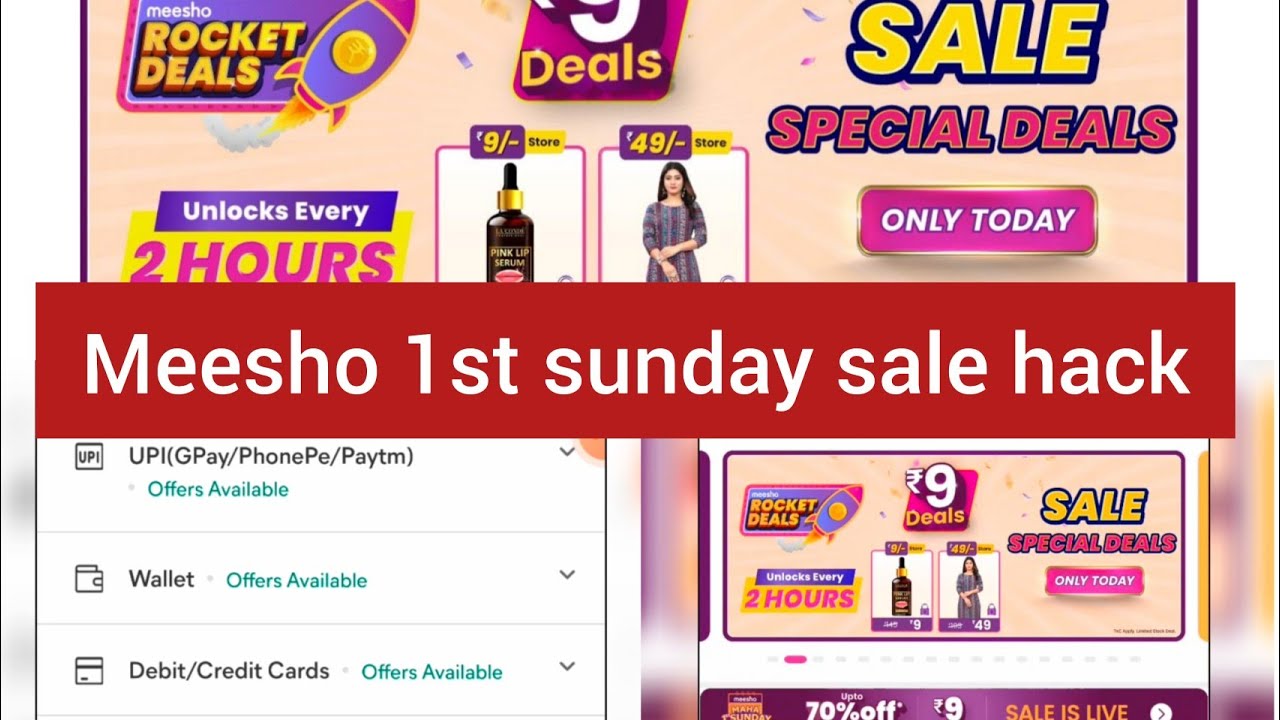 meesho 1st sunday sale part-1 | meesho first sunday sale | meesho maha ...