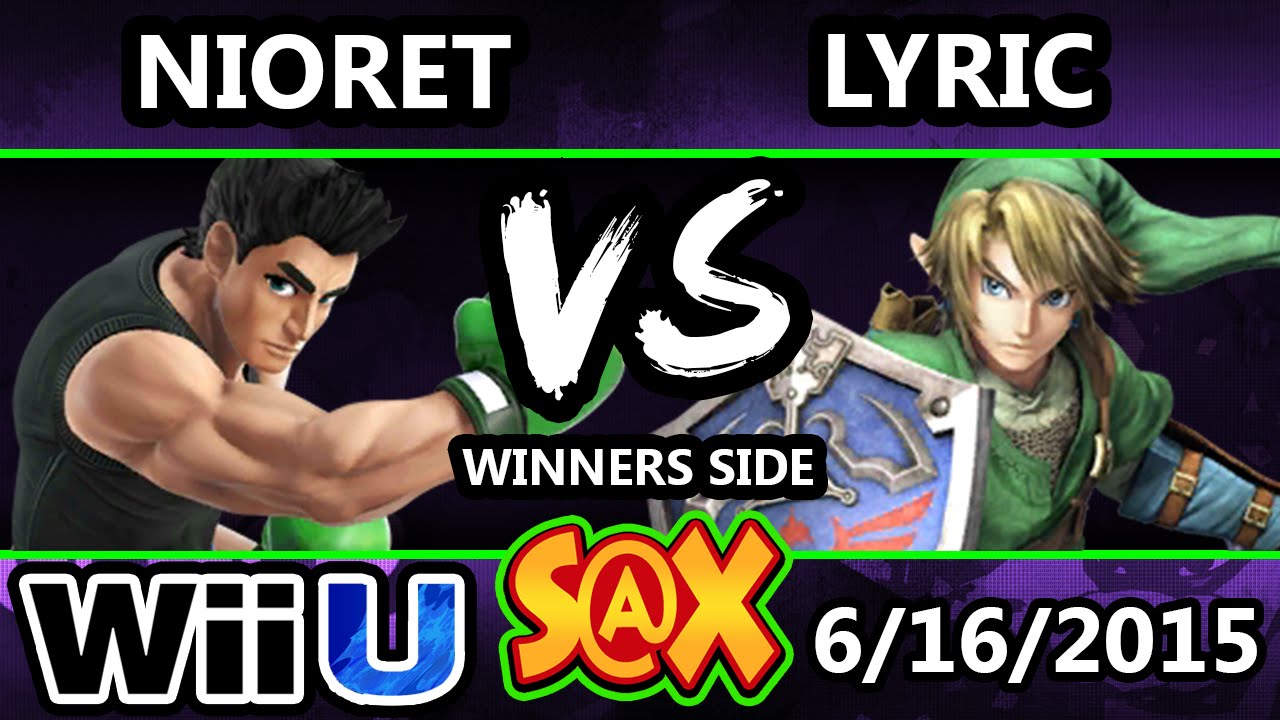S@X 102 - Lyric (Link) Vs. Nioret (LIl Mac) SSB4 Tournament - Smash Wii ...