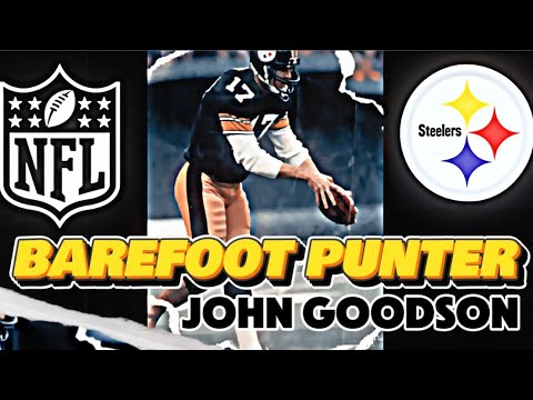 Barefoot Punter | John Goodson | Pittsburgh Steelers | 1982 - YouTube