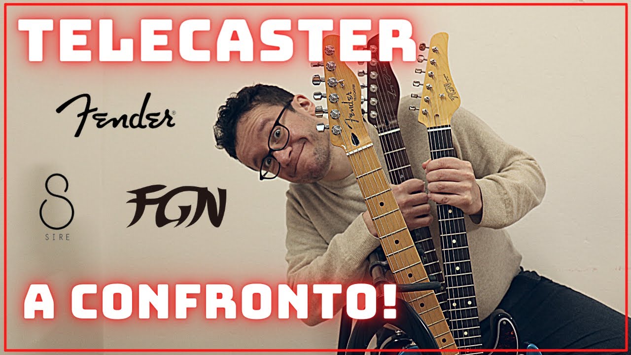 LA TELE è solo FENDER? Telecaster a confronto! FGN, Sire Larry Carlton ...