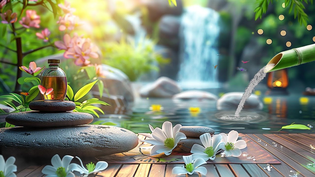 Peaceful Sleep: Soothing Piano & Flowing Water Sounds for Ultimate ...
