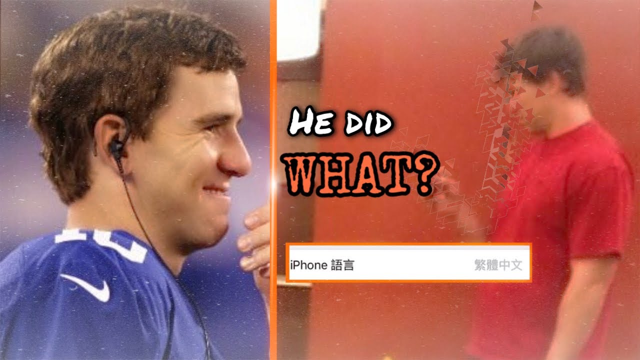 Eli Manning FUNNY PRANKS - YouTube