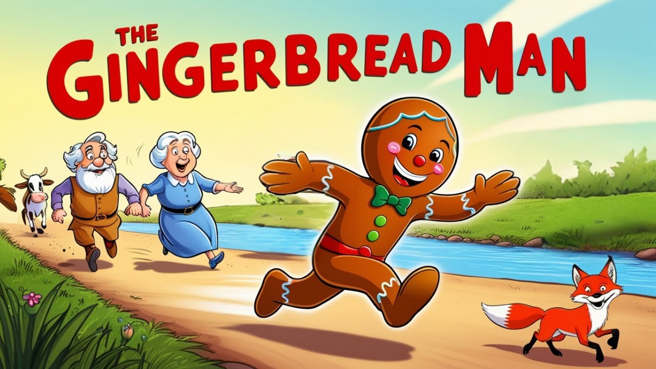 The Gingerbread Man - Bedtime Story - Animated Full Story For Kids ...