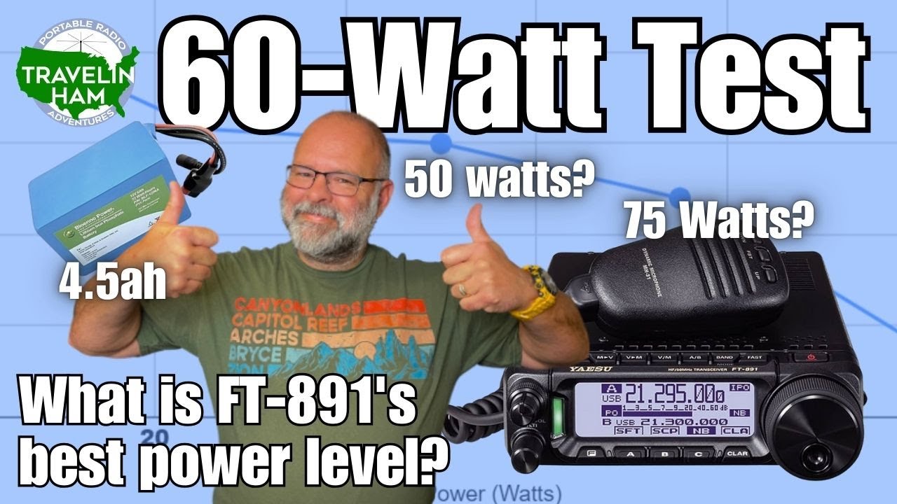 FT-891 Ham Radio Power Test: Is The Perfect Power Level 60 Watts? - YouTube