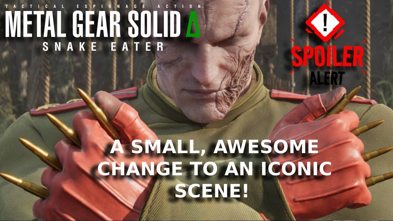 METAL GEAR SOLID DELTA: SNAKE EATER - CUTSCENE CHANGE - YouTube