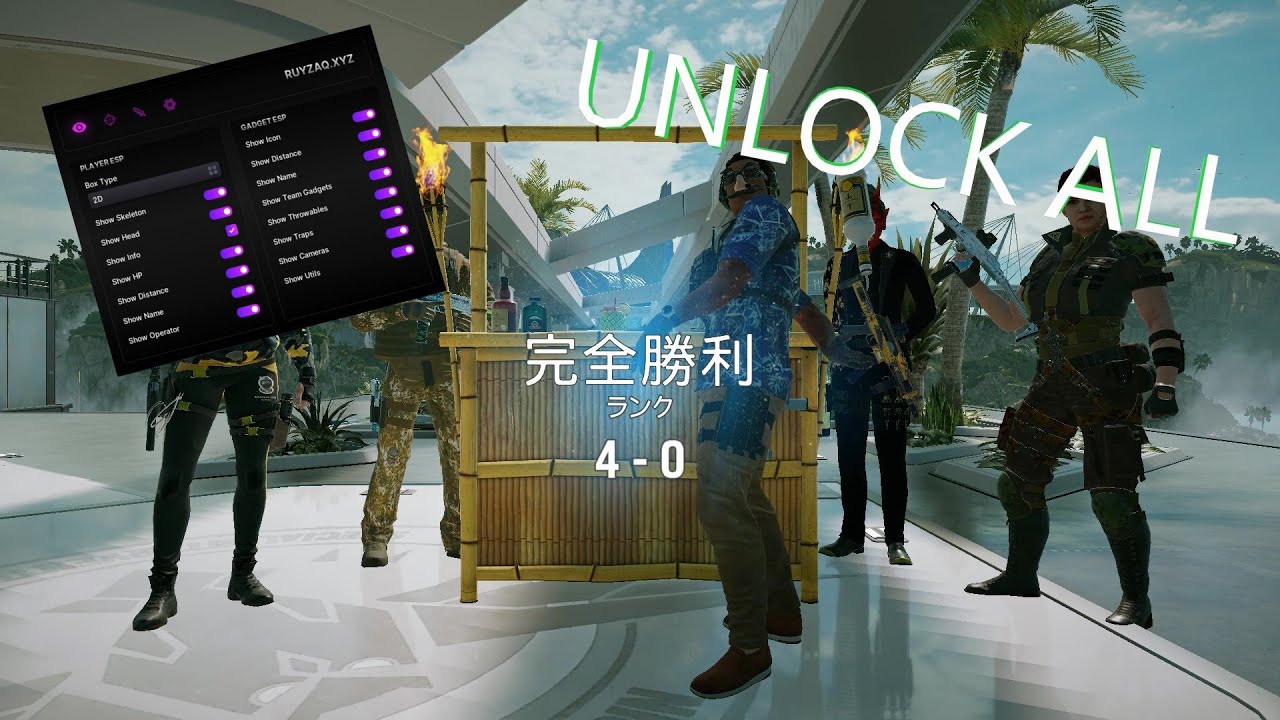 R6 Cheating ruyzaq.xyz / UNLOCK ALL シージチート - YouTube