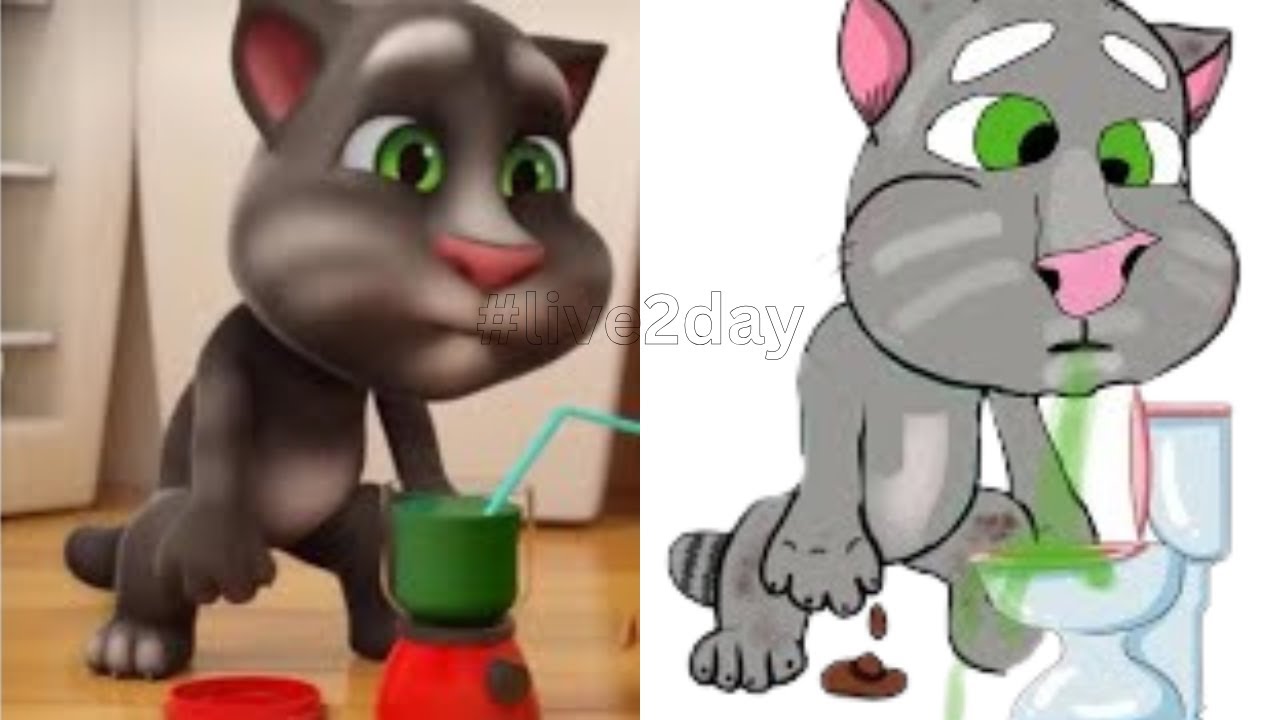 Laugh with My Talking Tom 2 Funny Drawing Meme -Try not To laugh 😂 # ...