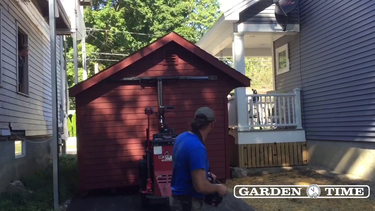 Shed Delivery with The Mule - YouTube