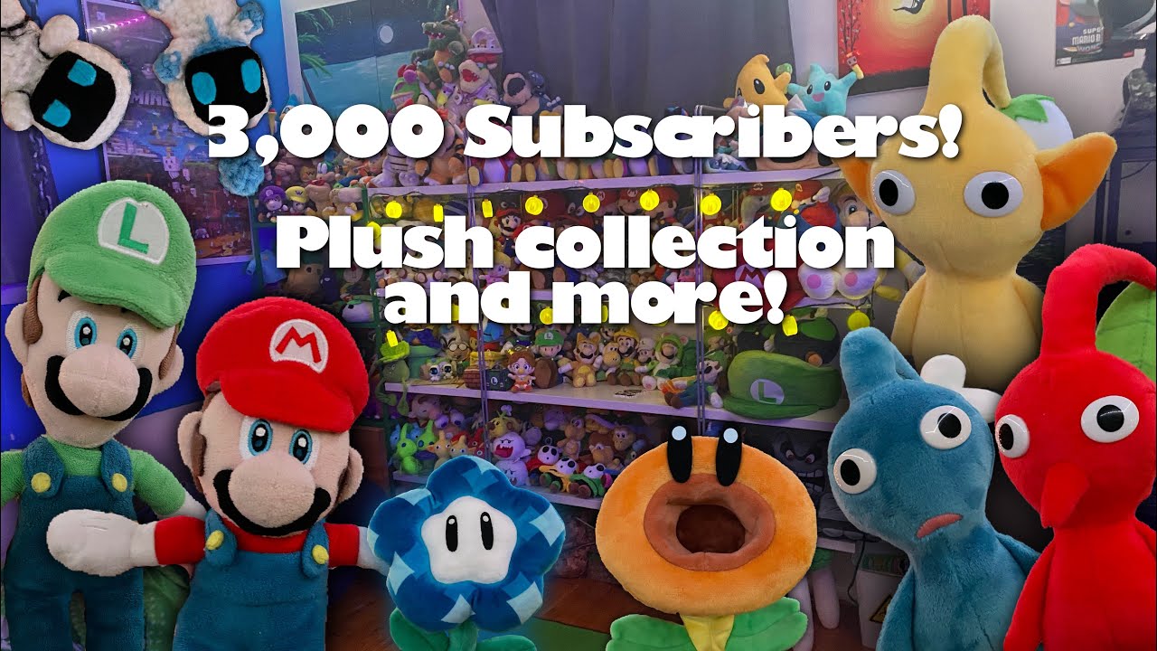 Full Plush Collection & MORE!! [3,000 Subscriber Special!] - YouTube