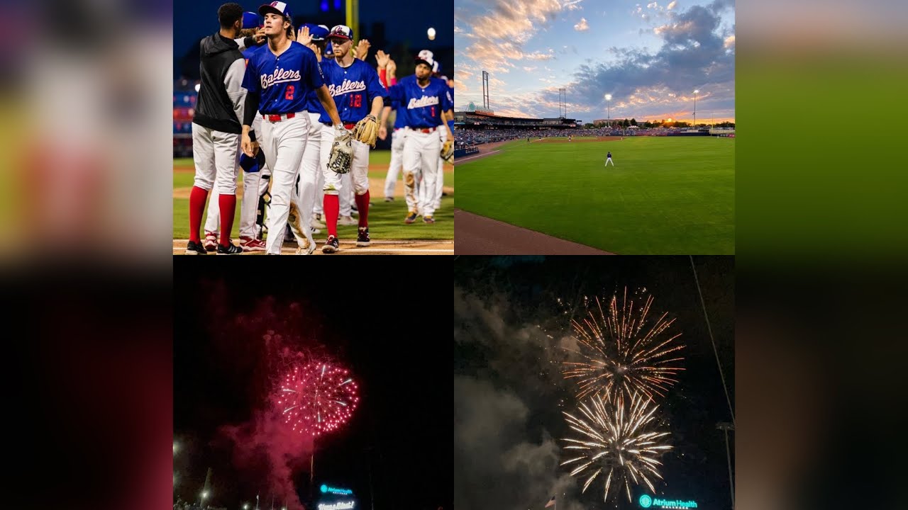 Baseball Game and Fireworks 🏟🎇 #funnight #ballgame #fireworks # ...