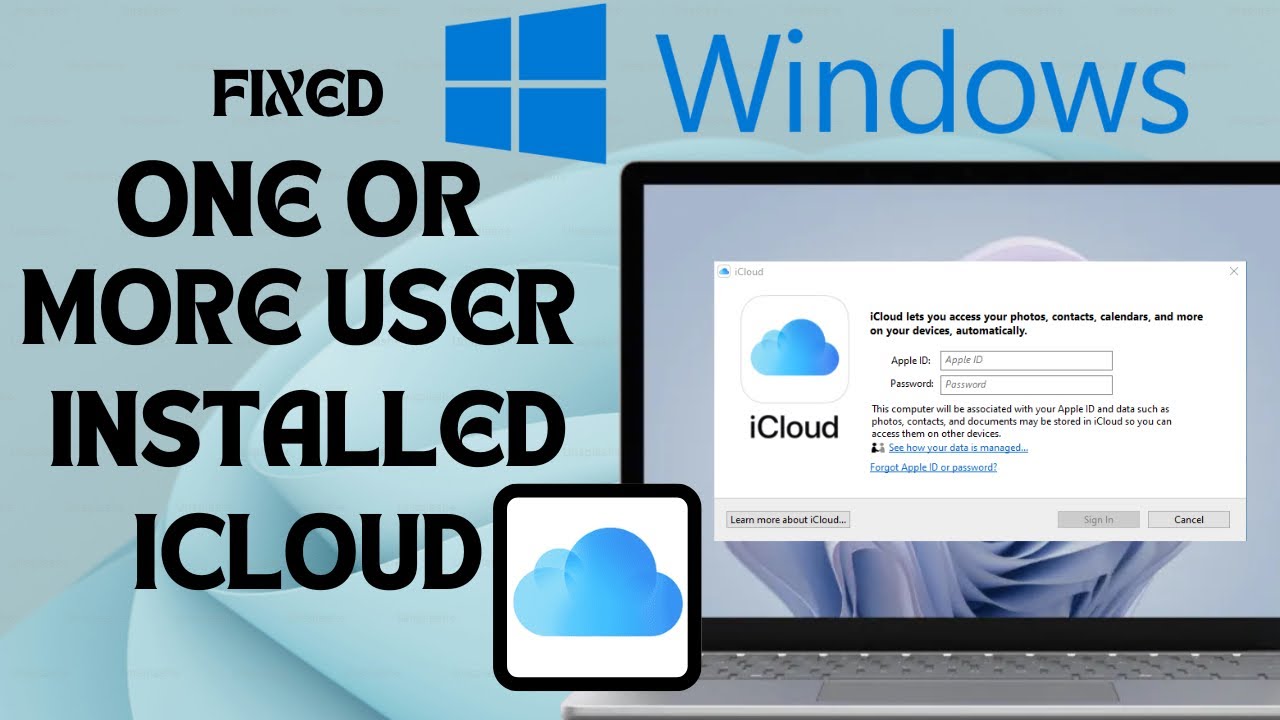 How to Fix iCloud Installation Error on Laptop or Windows 2025 | ICloud ...
