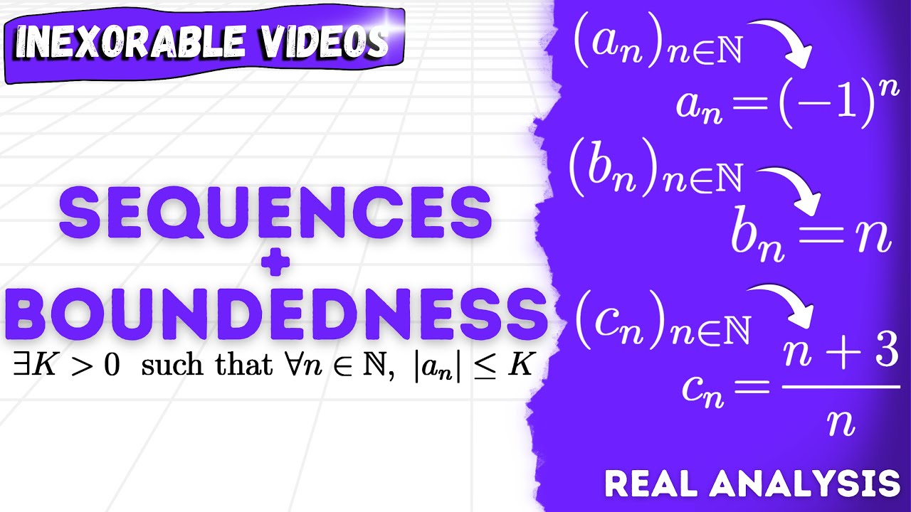Sequences and Boundedness of a Sequence | Real Analysis - YouTube