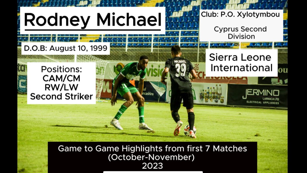 Rodney Michael P.O.X Cyprus Game to Game Highlights (Oct-Nov) 2023 ...