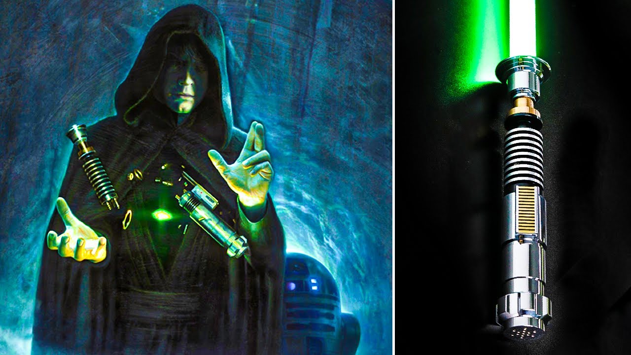 Por Que Luke Skywalker Usou Um Cristal Sith Em Seu Sabre De Luz Verde ...