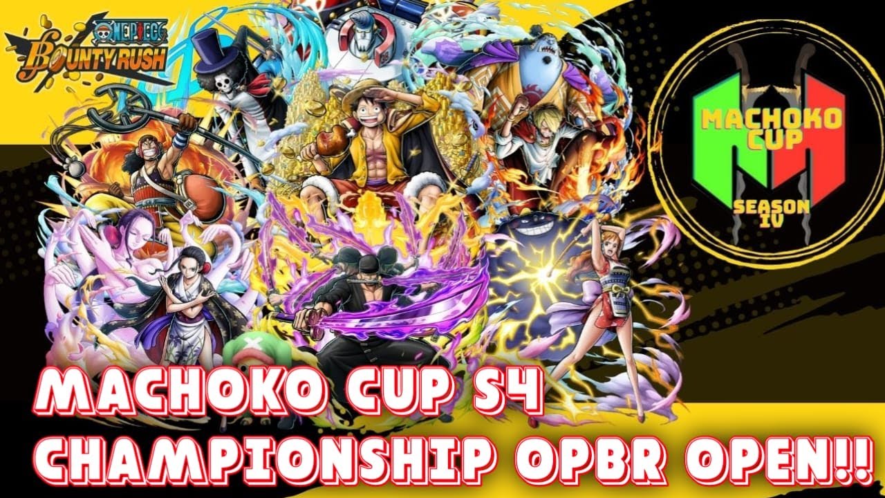 OPEN REGISTER & RULES MACHOKO CUP S4 || CHAMPIONSHIP ONE PIECE BOUNTY ...