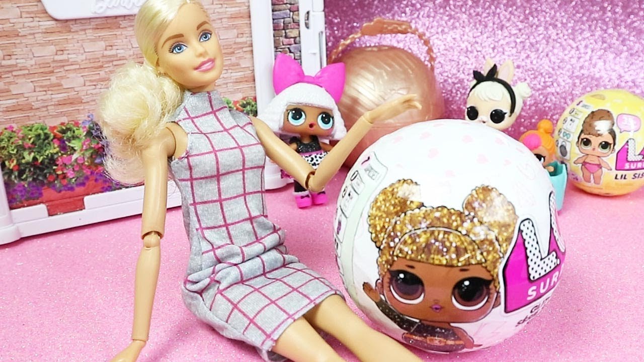 BARBIE apre una LOL Surprise Serie GLITTER [Unboxing italiano] - YouTube