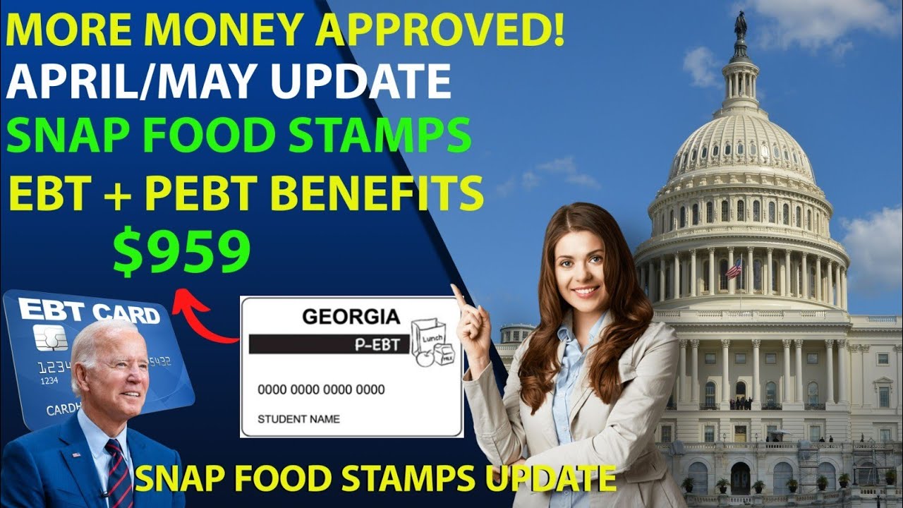 New 2023 Snap Food Stamps Increase $959 April+May|New States Approved ...