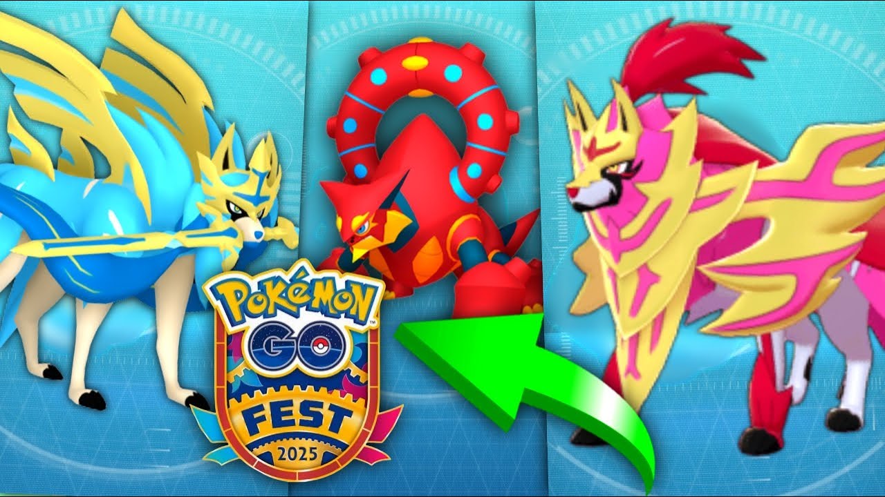 *GO FEST 2025 CROWNED ZACIAN, ZAMAZENTA & VOLCANION* Over $50 to get ...