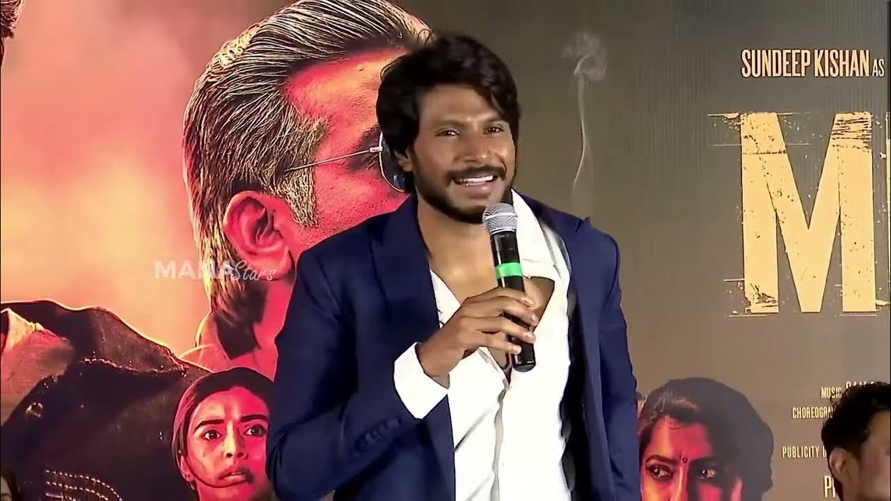Actor Sundeep Kishan Speech @ Michael Movie Press Meet | Manastars - YouTube