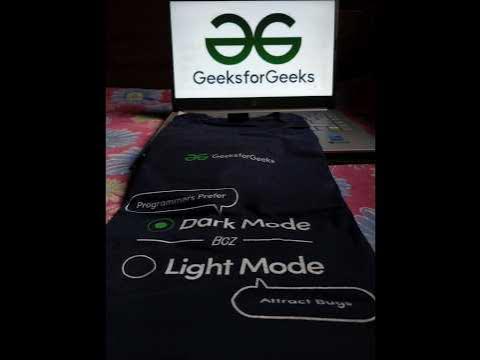 GeeksForGeeks T-Shirt Free Swags redeem geekbits GFG POTD Consistency ...