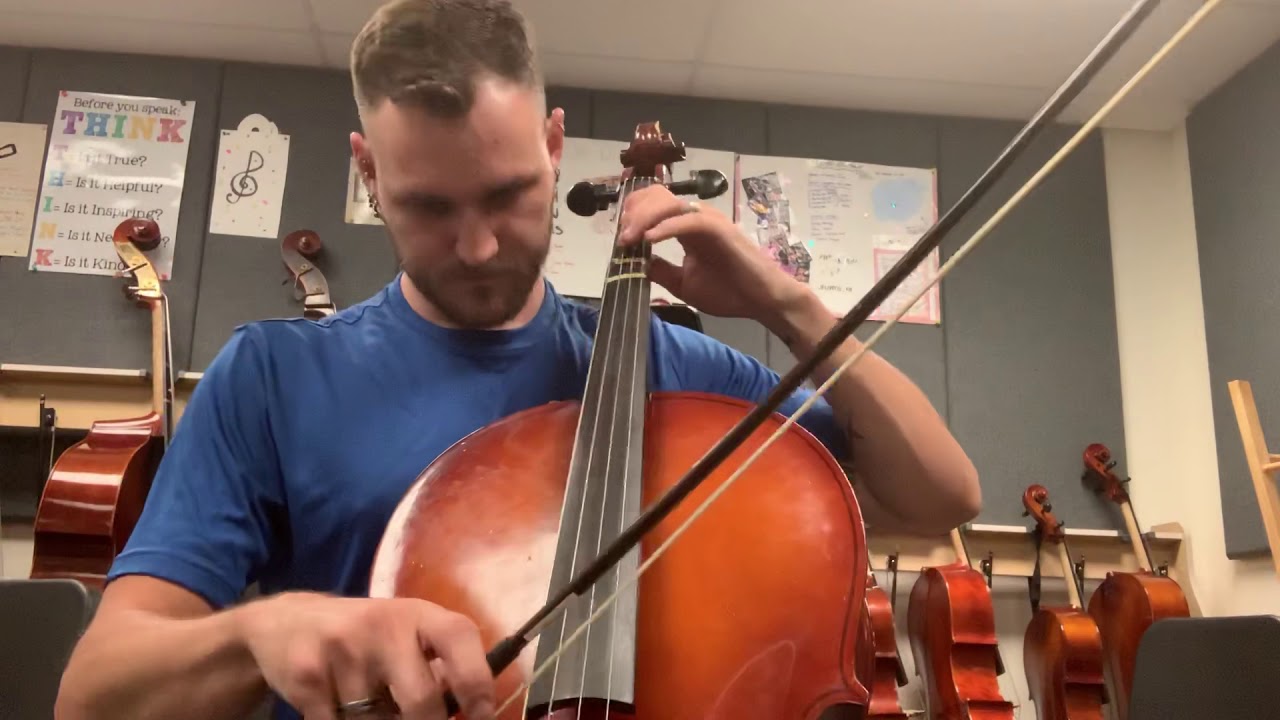 3 Octave C Major Cello Play Through - YouTube