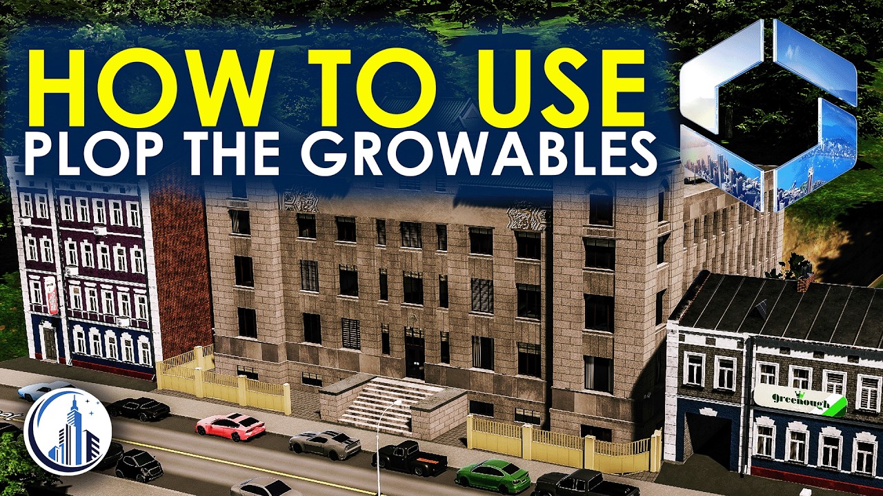 How To Use Plop The Growables Mod In Cities Skylines 2 - YouTube