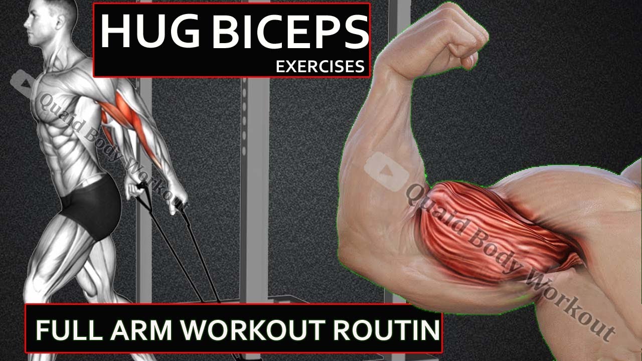 6 Exercises For Super Pump Arm Workout for Mass - YouTube
