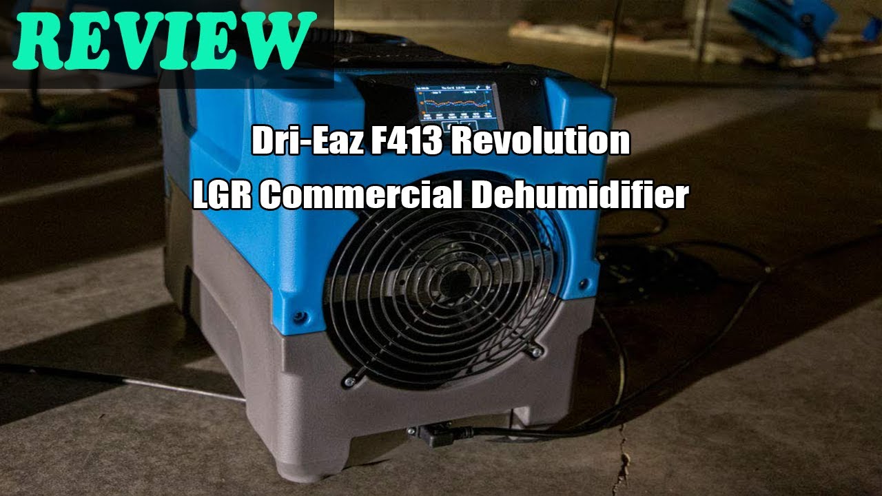 Review Dri-Eaz F413 Revolution LGR Commercial Dehumidifier 2022 - YouTube