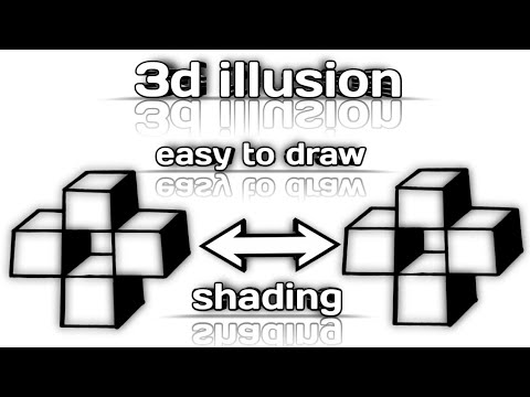 How to draw 3d drawing simple || graph paper drawing step by step ...