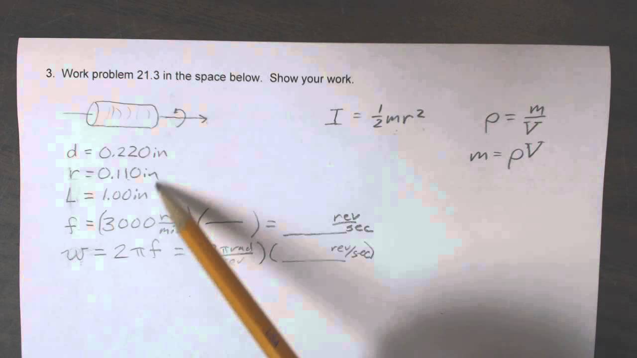 Engineering 112 - Homework 9 - Problem 21.3 - YouTube
