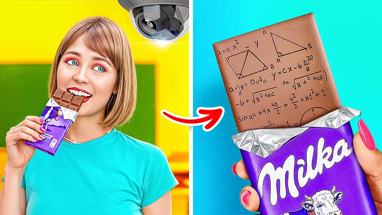💡 حِيَل مدرسية ذكية 🤣 مقالب مضحكة على الأصدقاء والمعلمين بواسطة 123 GO ...