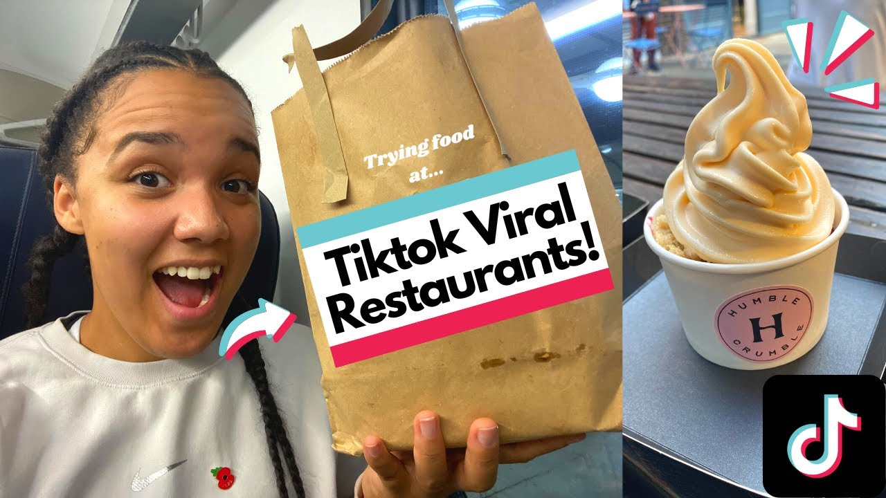 TRYING FOOD AT VIRAL TIKTOK RESTAURANTS! LONDON VLOG! - YouTube