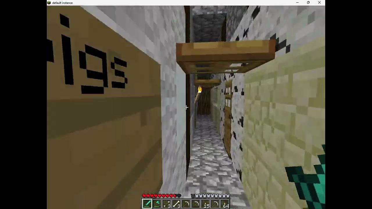 beta minecraft | short mining session - YouTube