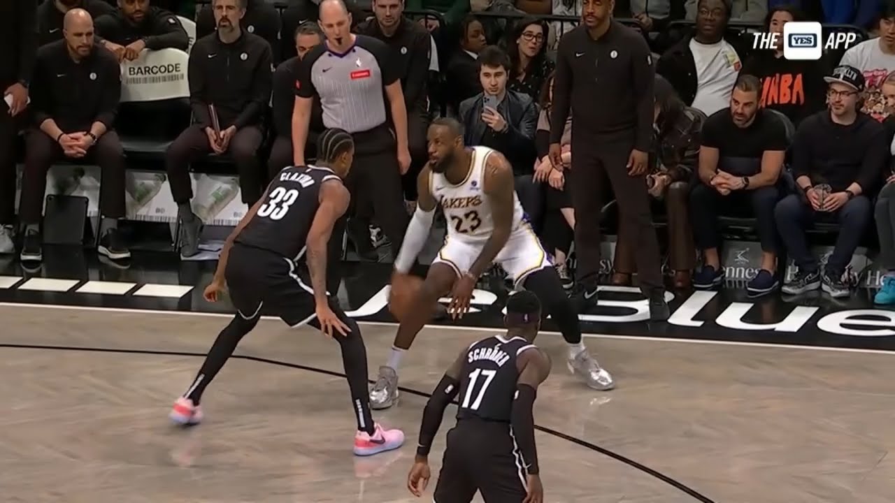 Lebron James stat pads for 40pts against lowly Nets!! #basketball #nba ...