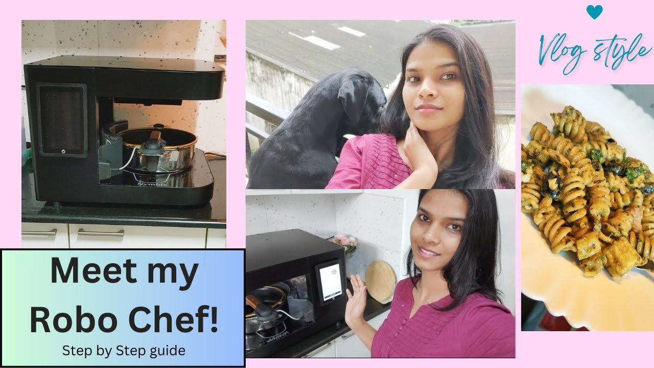 My Cooking Robot made Fusilli in Basil Pesto | Tutorial to use Nymble ...