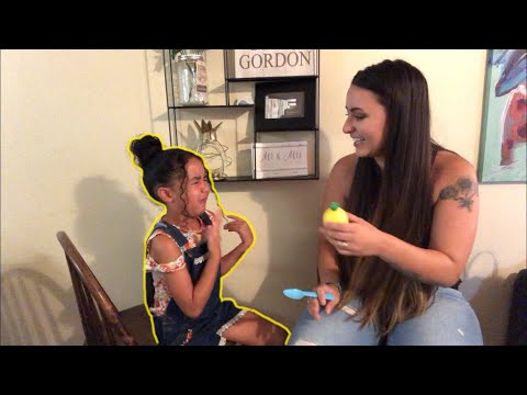 What’s in my mouth challenge with 6 year old