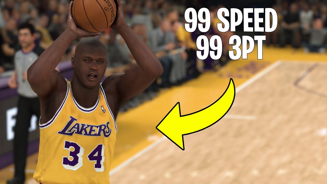What If Shaquille O'Neal Had 99 Speed & A 99 3 PT? | NBA 2K20 - YouTube