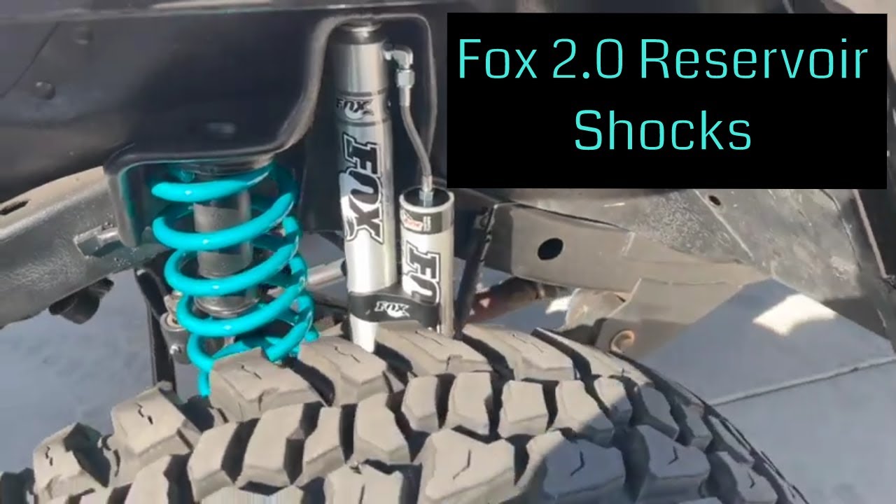 Custom Tuned Fox 2.0 Reservoir Shocks | Jeep LJ on 35s Build - YouTube
