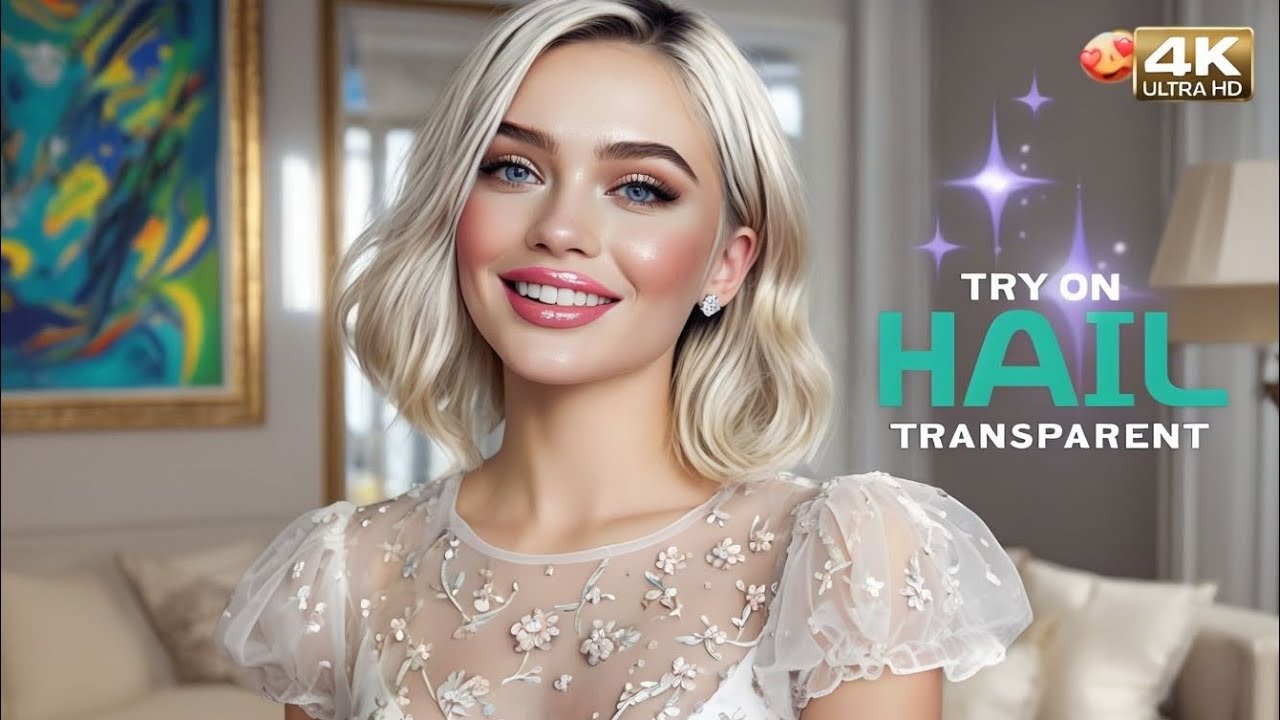 4K Micro Bikini Try-On Haul Transparent | SHEIN Lingerie, Sheer Dress ...