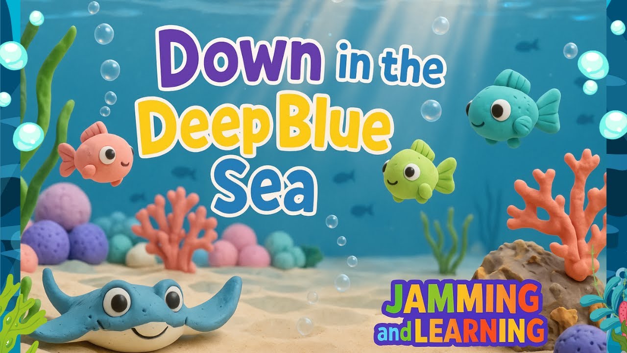 🌊Down in the Deep Blue Sea – Learn About Ocean Animals Through Song ...