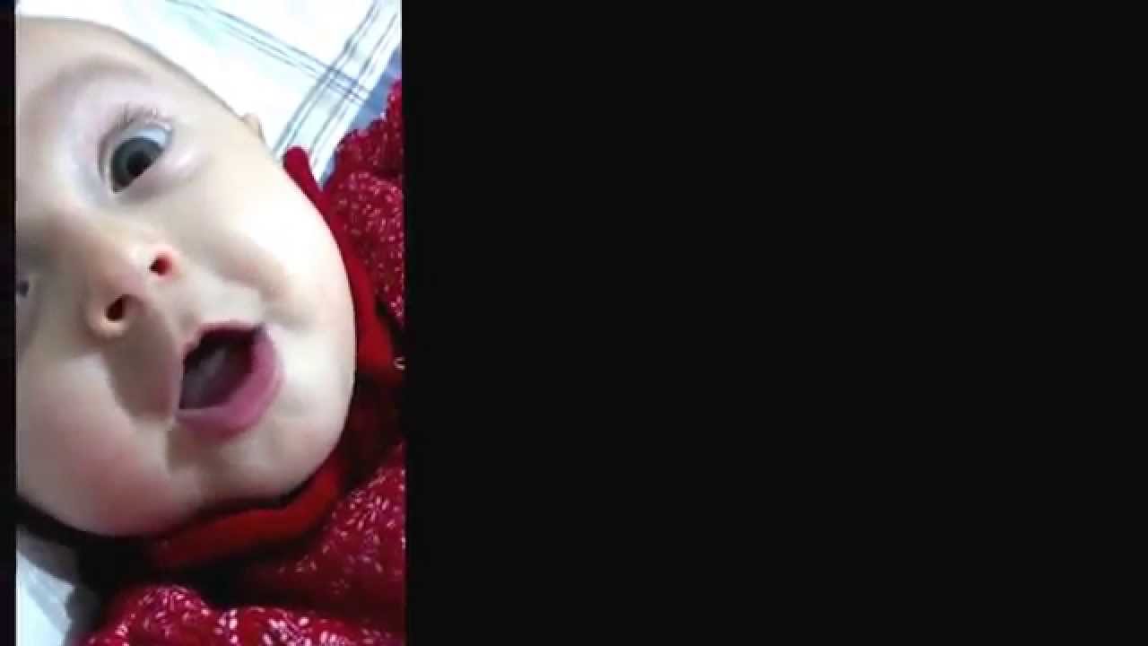 Bebezinha fofa explicando pro papai como foi o dia - YouTube