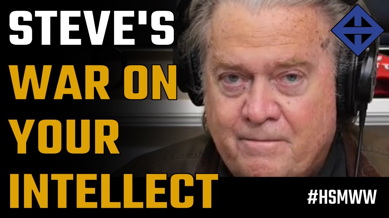 Steve Bannon declares war on your intelligence - YouTube