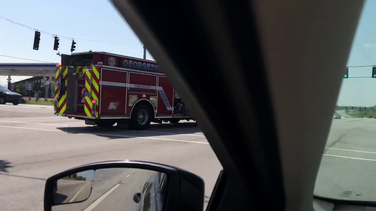 Georgetown, KY fire department engine 2 responding. - YouTube