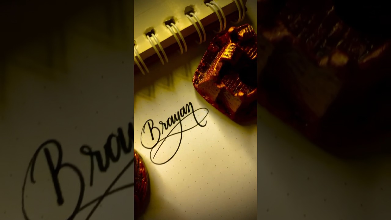 Cómo escribir Brayan! Comenta tu nombre #calligraphy #letrasbonitas # ...