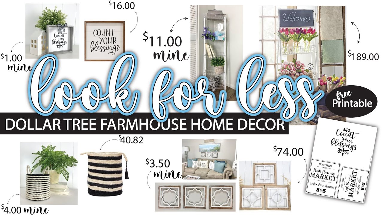 Look For Less | High End Home Decor DIY Crafts | Everyday Farmhouse ...